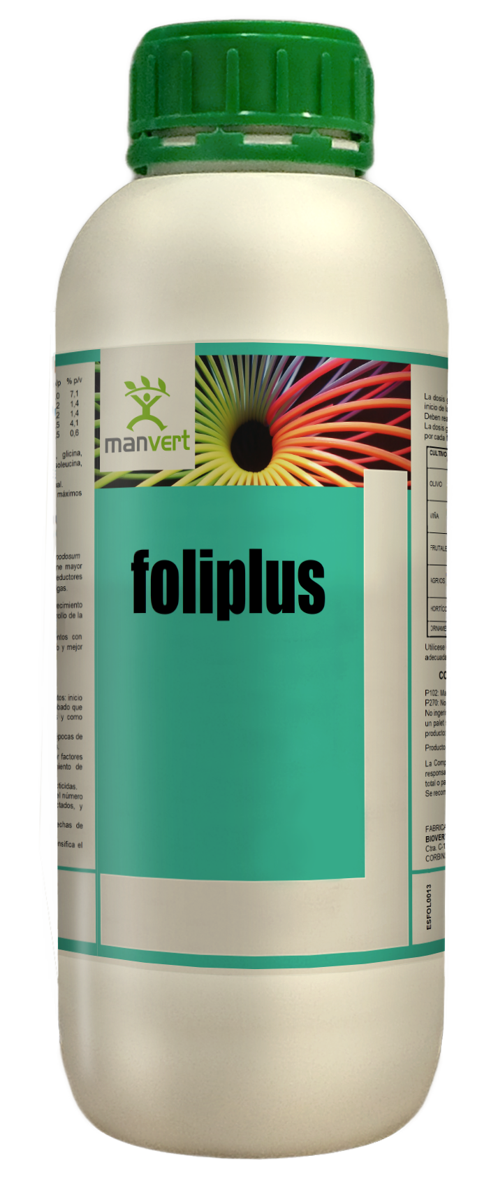 Bioestimulante manvert foliplus - Para todos los cultivos